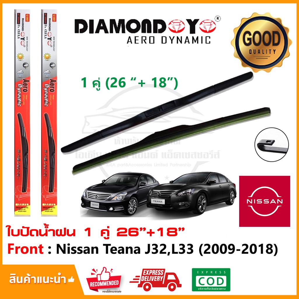 ใบปัดน้ำฝน Nissan Teana L33 ถูกที่สุด พร้อมโปรโมชั่น ต.ค. 2025 | BigGoเช็คราคาง่ายๆ
