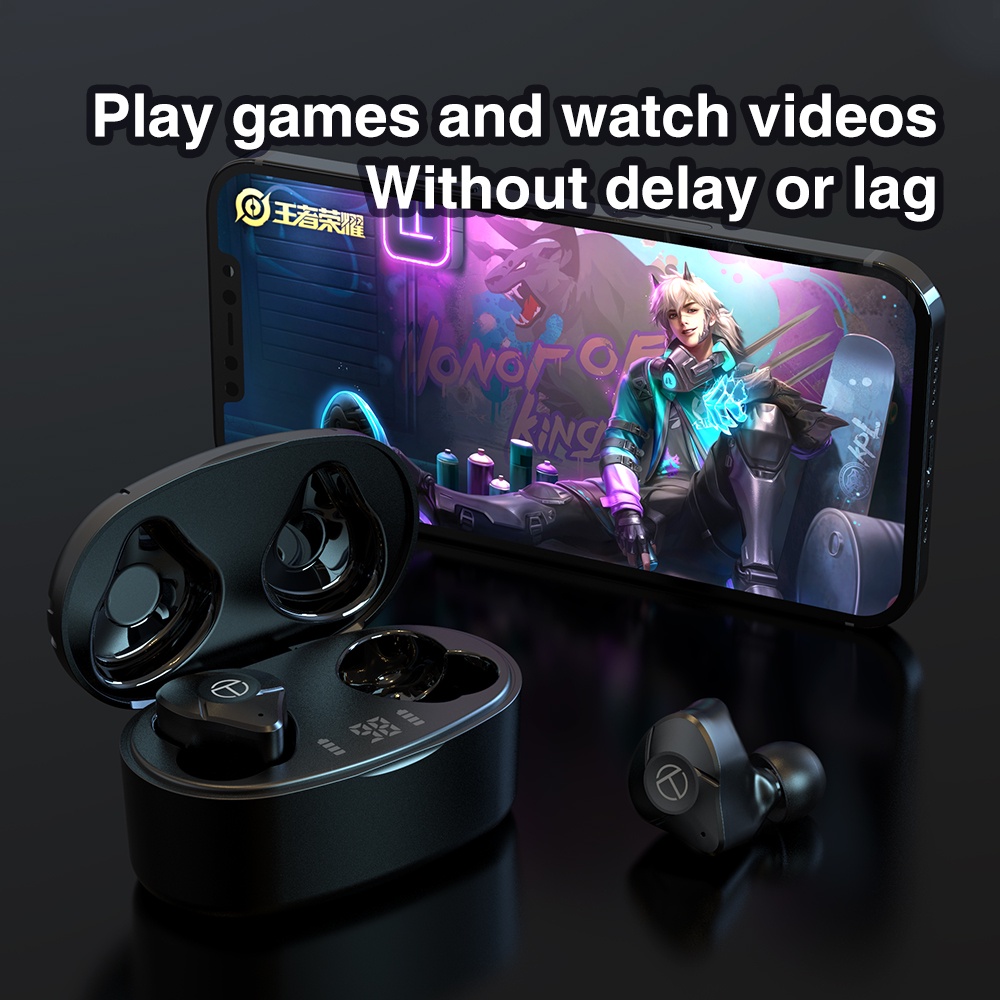 wTRN T300 TWS 2BA1DD 5.2 Fone Bluetooth-compatible Earphones True ...