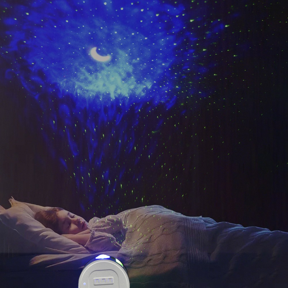 LED Projector Moon Night Light Projection Nebula Deep Sleep Colorful ...