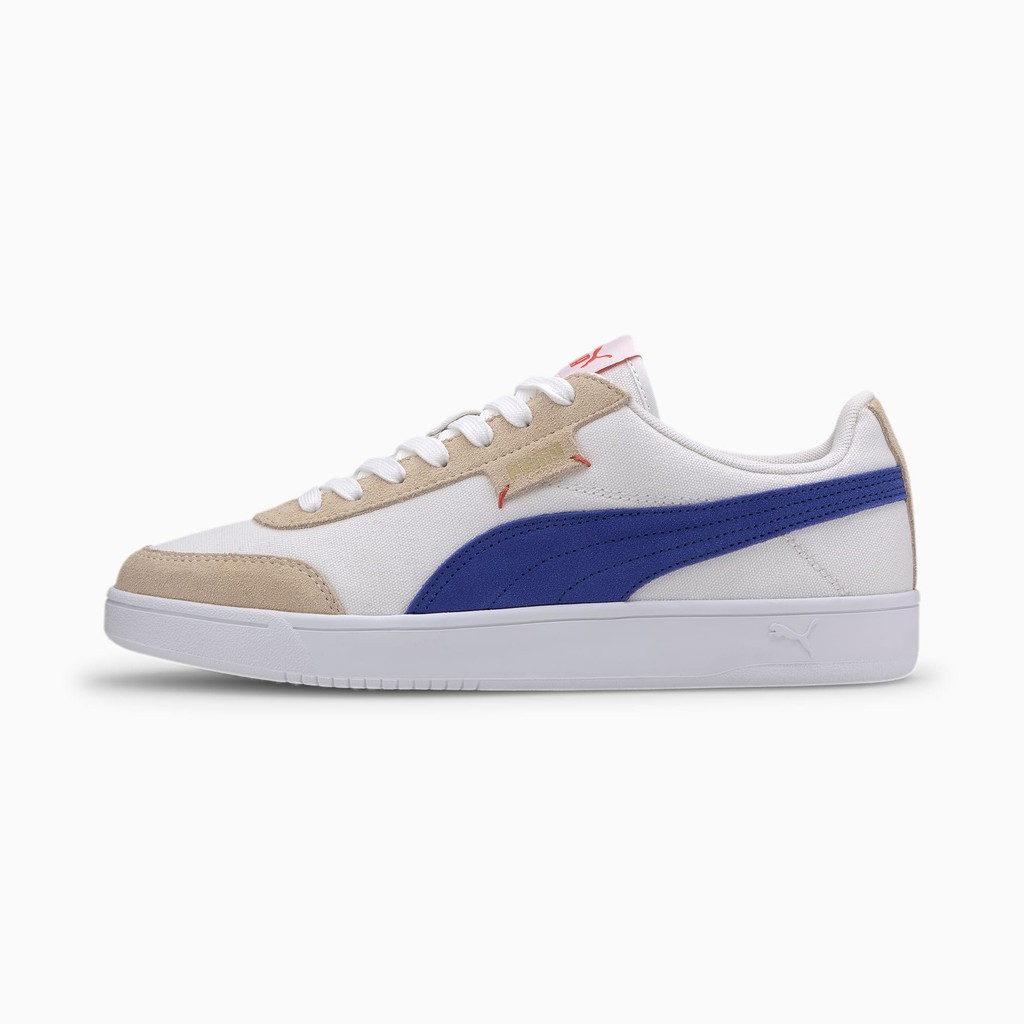 Puma Court Legend Lo CV - WhiteBlue รองเท้าผ้าใบ พูม่า แท้ - zy.sports ...