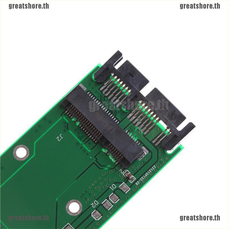 greatxcod mini pcie pci - e msata ssd to 1 . 8 micro sata อะแดปเตอร์ ...
