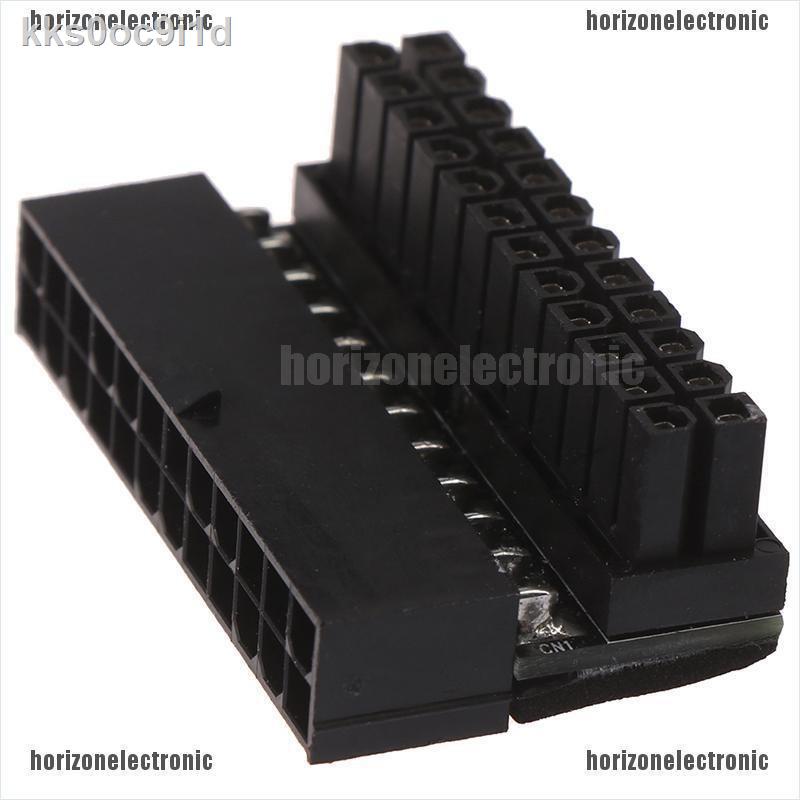 horizonelectronic ATX 24pin atx l angle 24 pin to 24pin power plug ...