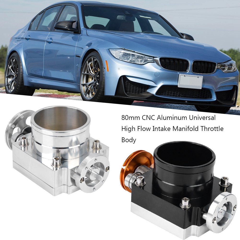 Aluminum Universal High Flow Intake Manifold Throttle Body ...