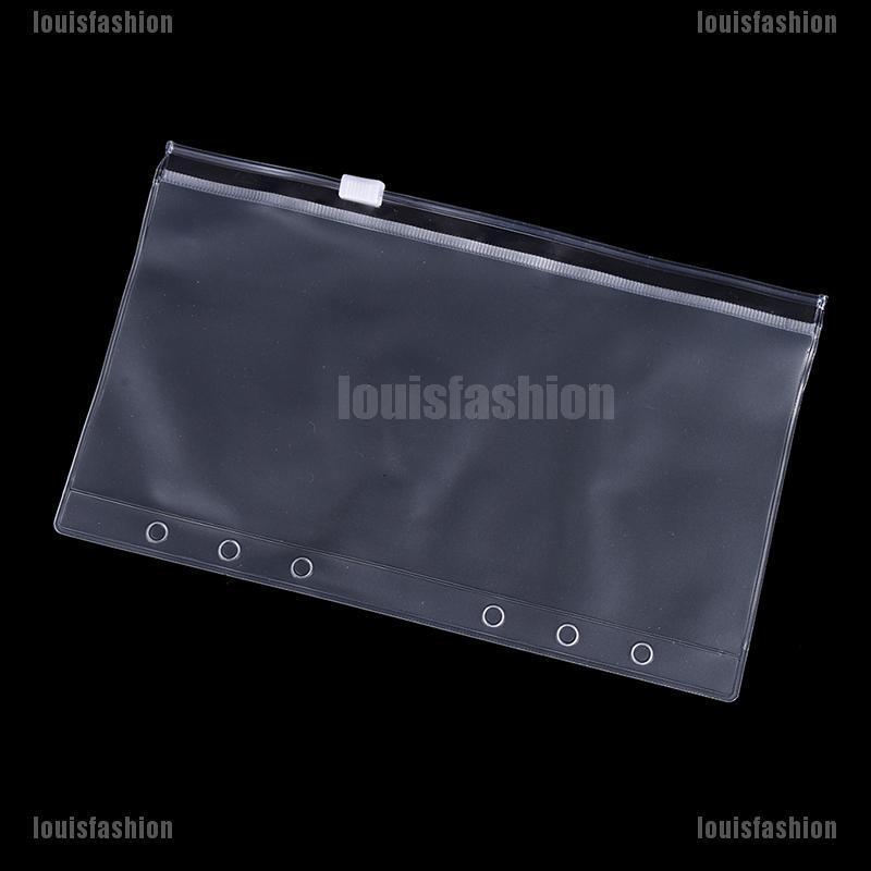 LFTH Transparent Zip Lock Envelope Binder Pocket Refill Organizer adore ...