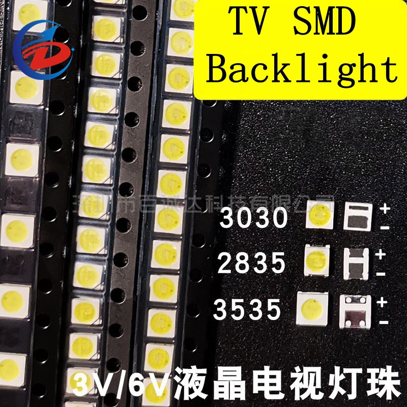 3030 3535 2835 Smd Led โคมไฟลูกปัดซ่อม Lcd Tv Backlight 1 W 3v 6v | Shopee Thailand