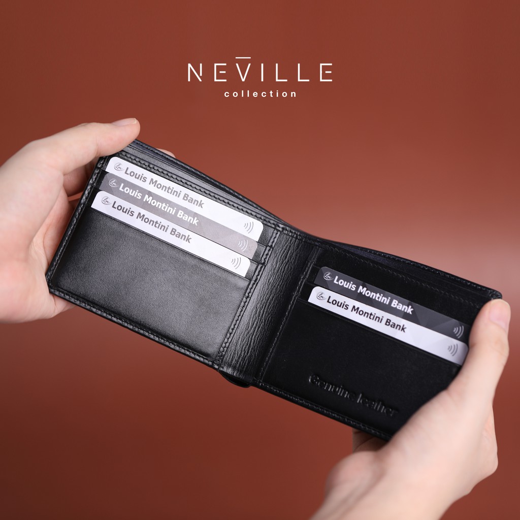 Louis Montini (NEVILLE) กระเป๋าสตางค์หนังแท้ กระเป๋าสตางค์ผู้ชาย หนัง ...