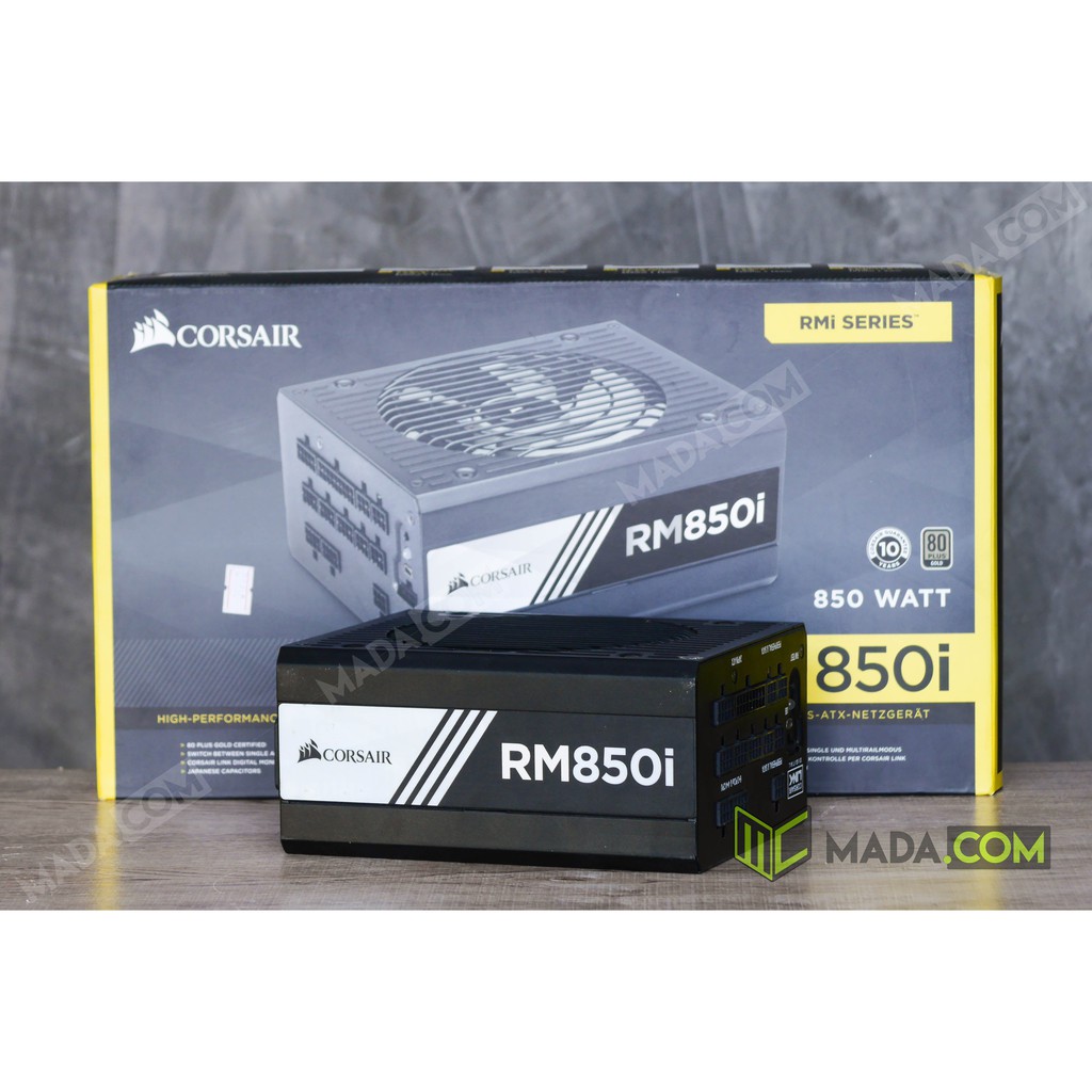 Power Supply CORSAIR RM850i (80 + GOLD) ประกันยาว 7 ปี - mada.com ...