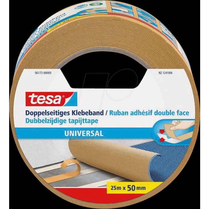 (tesa)เทปติดพรมคุณภาพสูงหน้ากว้าง50mmยาว25เมตร - bond7500 - ThaiPick