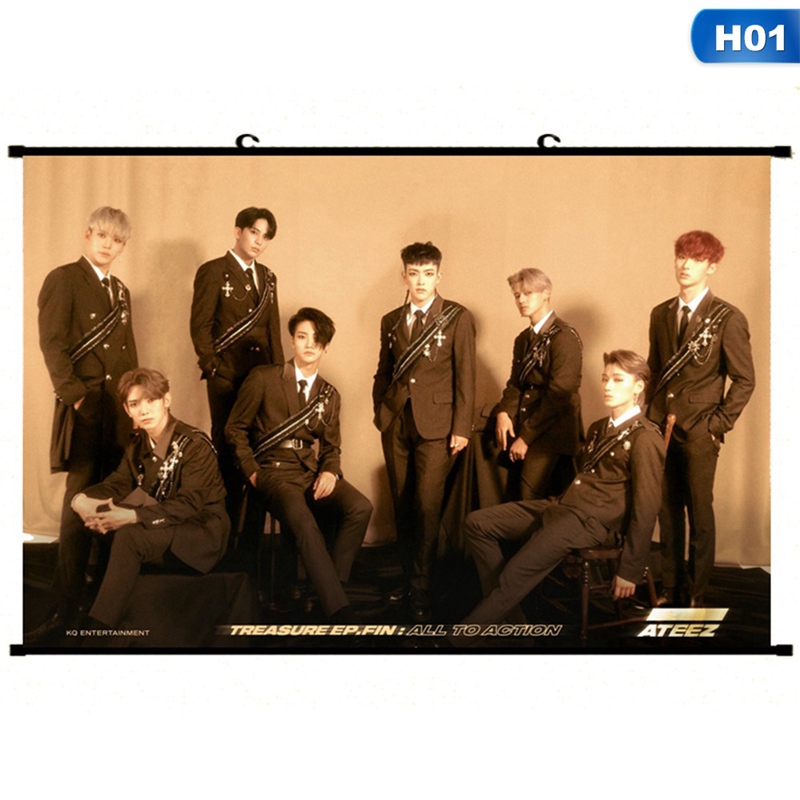 ATEEZ new album custom paintings poster home description - fecome2.th ...