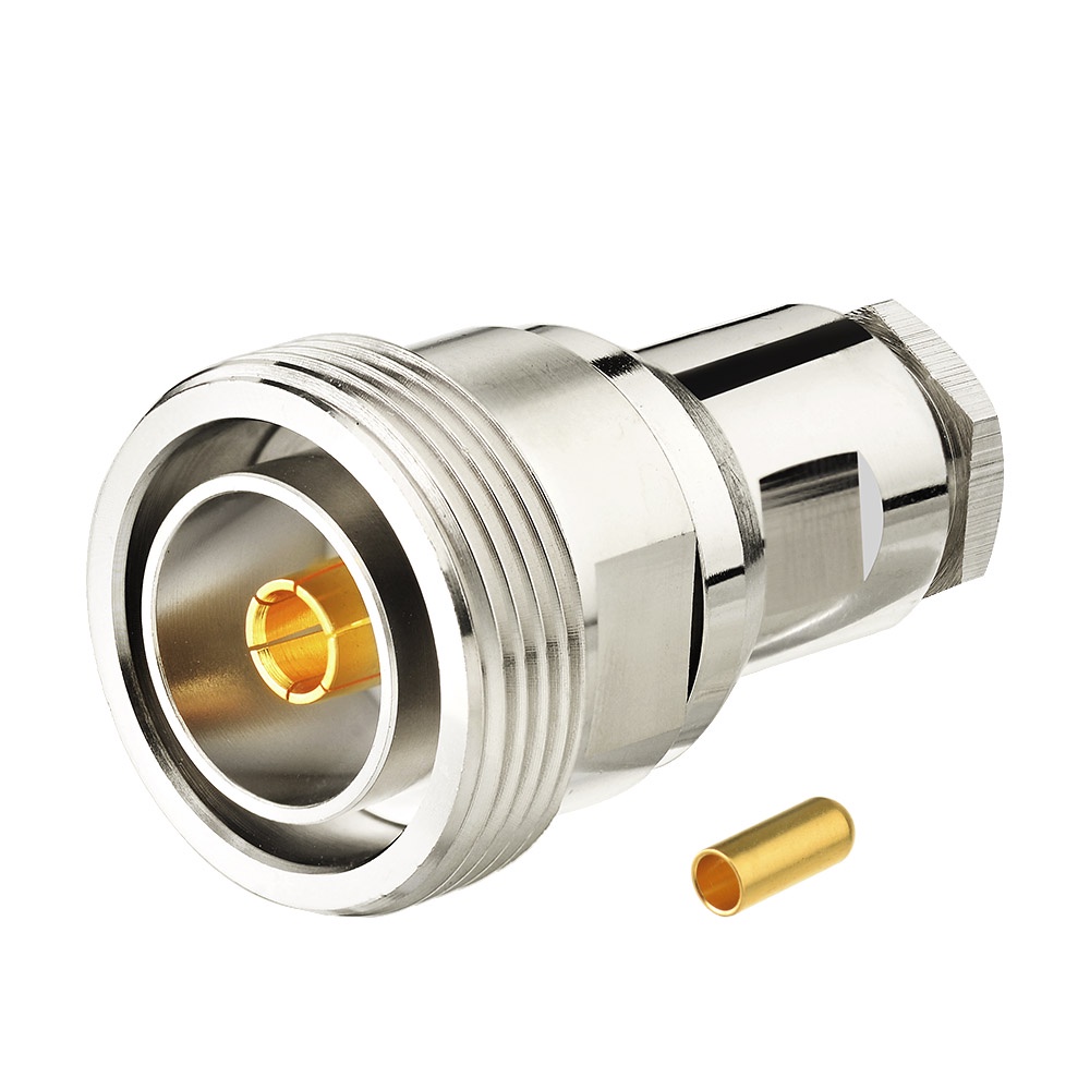 2022 Superbat 10pcs 716 Din Clamp Female RF Coaxial Connector for Cable ...