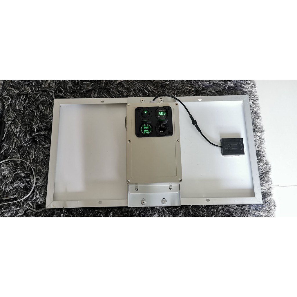 Power Box Camping Solar Cell ชุดแบตเตอรี่พกพาโซล่าเซลล์ 12V 10Ah หรือ ...