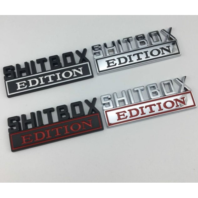 โลโก้ ชิทบ็อก เร้ดเนค ฮิลบิลลี่ แต่งโตโยต้า ทั่วไป SHITBOX REDNECK ...