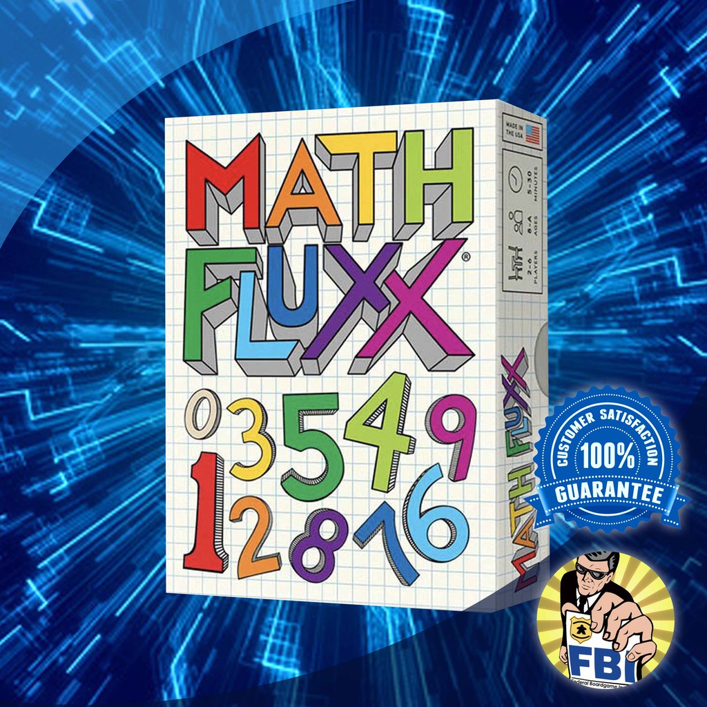 Fluxx - Math Baordgame พร้อมซอง [ของแท้พร้อมส่ง] - fbiboardgame - ThaiPick
