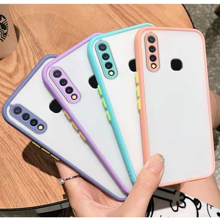 เคสหลังด้านกล้องขอบสี มี 9 สี รุ่น Oppo A31 A52020 A92020 A5s A12 A7 F9