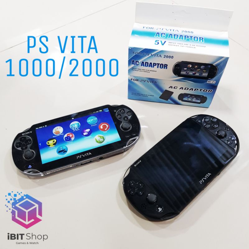 PS VITA 10002000 แปลงแล้ว อุปกรณ์พร้อมเล่น มือสอง - ibit_shop - ThaiPick