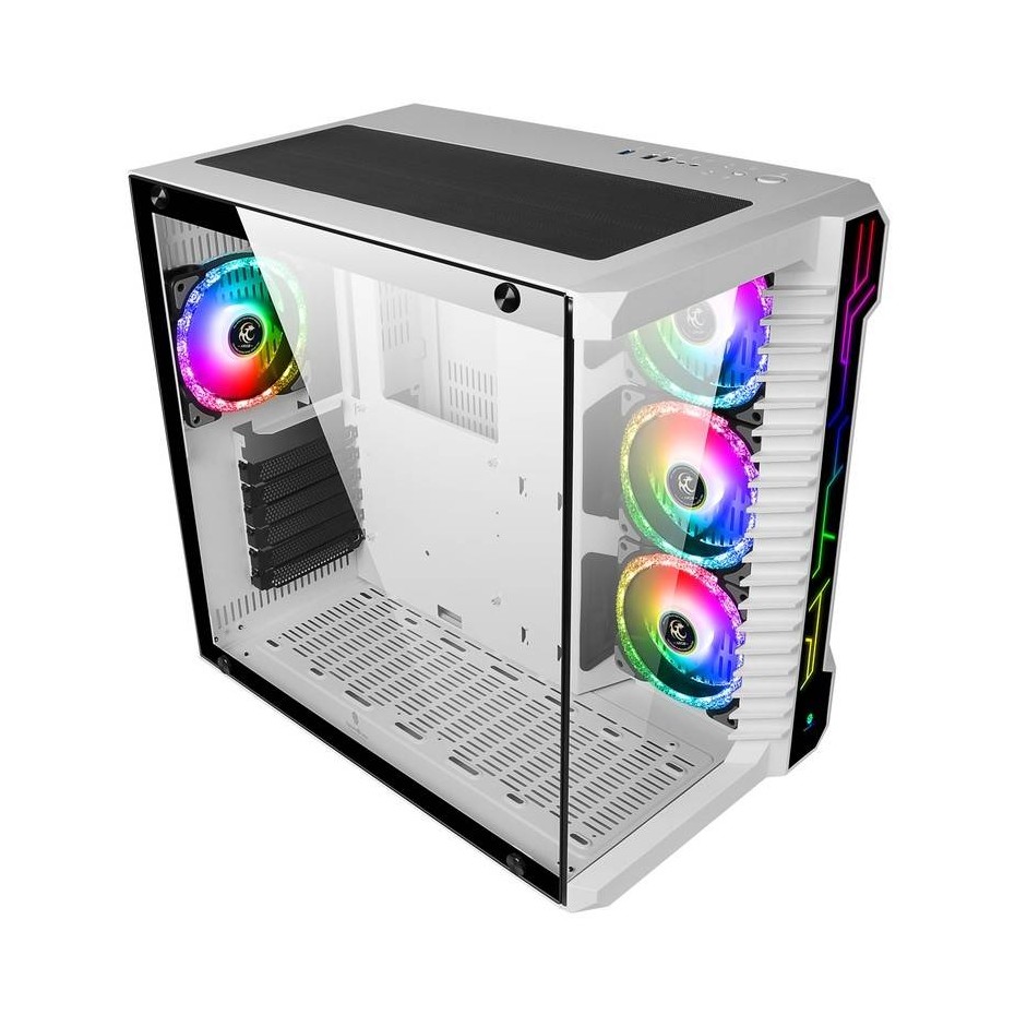 TSUNAMI Protector Vision II ATX Case Diamond ARGB 12CM ARGB Cooling Fan ...