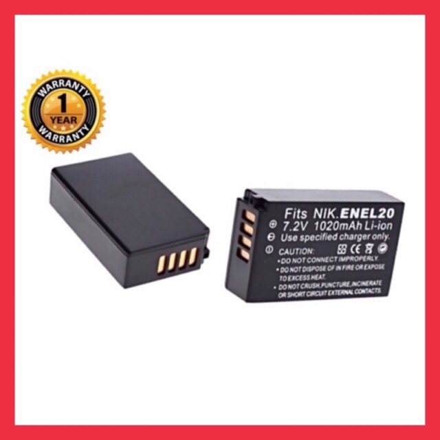 แบตเตอรี่ นิคอน EN-EL20/Nikon Battery EN-EL20 แบตเตอรี่กล้อง Nikon EN ...