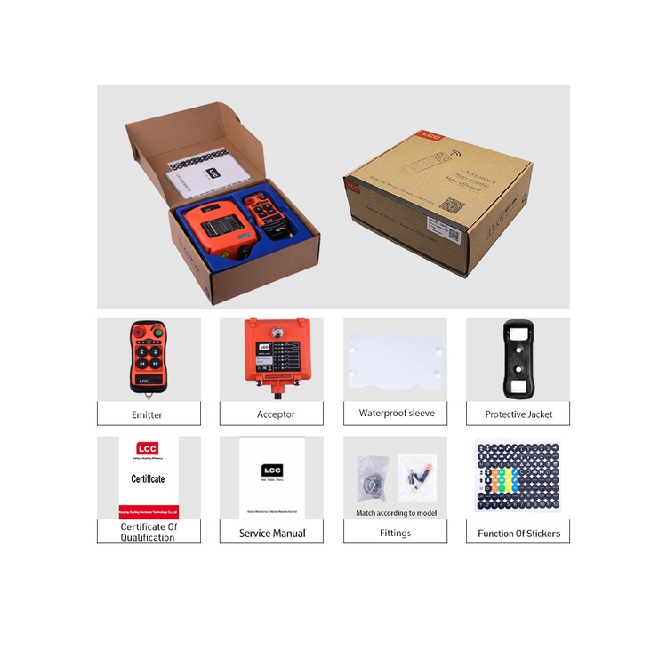 ♠LCC Q400 Crane Telecontrol IP65 Waterproof Universal Wireless Remote ...