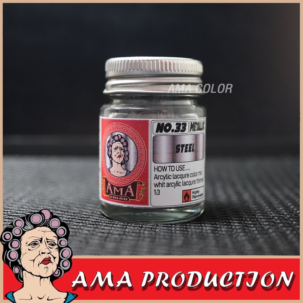 AMA Color NO. 33 STEEL สีอาม่า หมายเลข 33 - amacolor.production - ThaiPick