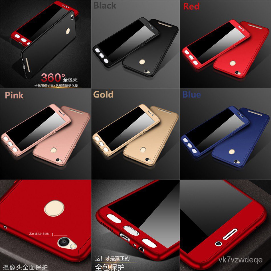 360 Full Body protective cover solid shell color For Xiaomi MI 6 Note 2 3 Note3 6XoF ...