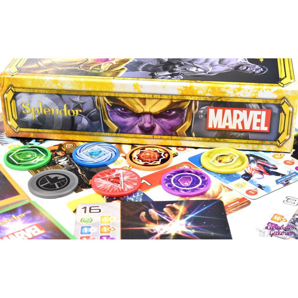 Splendor Marvel (English Version) board game บอร์ดเกม dFH0 | Shopee ...