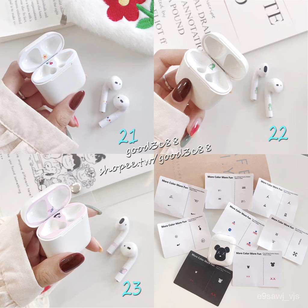 styleStreet Wear Off White AirPods Anti-Dust Sticker Nike Repeatable ...