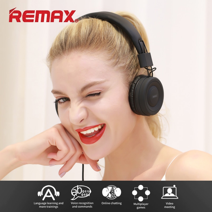 REMAX Headphone RM805 Bluetooth V5.0 3D Stereo Sound Earphone ...