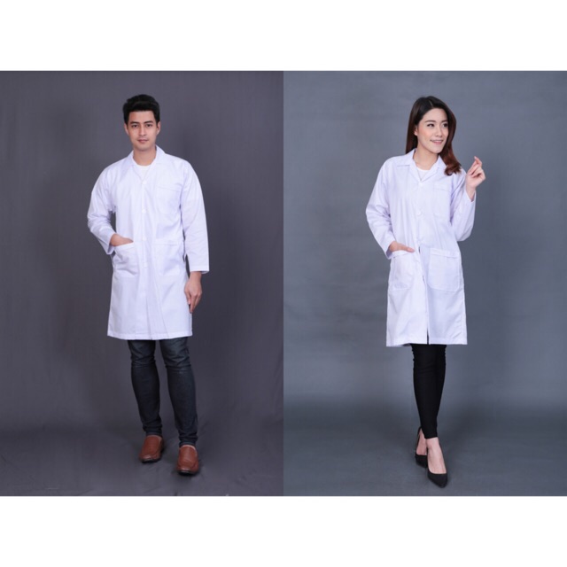 เสื้อกาวน์ตัวยาว แขนสั้น ผ้าคอมทวิว Tarjiraporn Thaipick