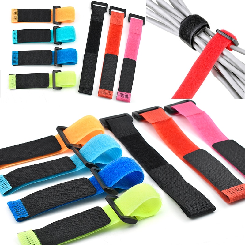 [milliongridnew 0520] 50pcs Reusable Nylon Strap Hook and Loop Cable ...