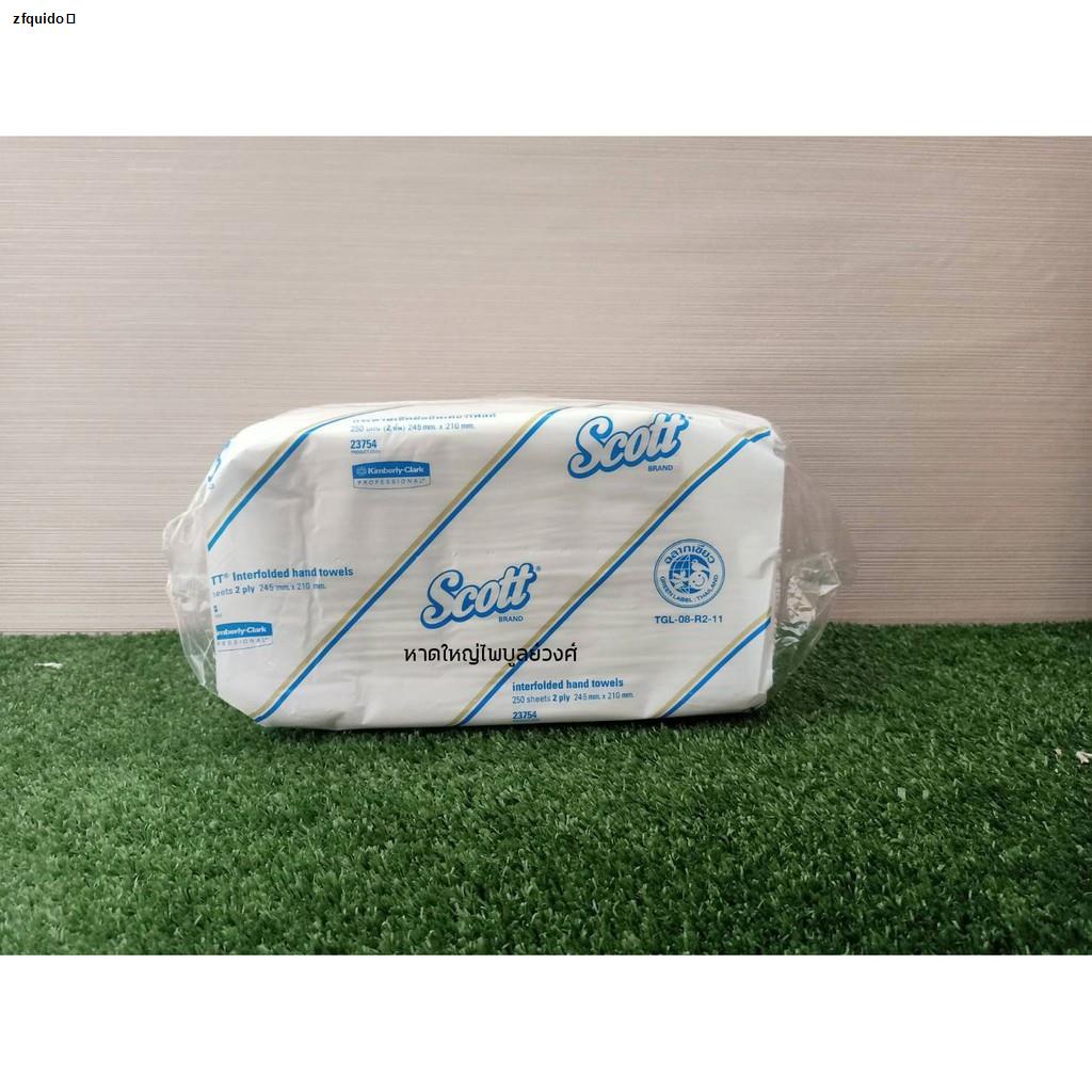 จุดประเทศไทยกระดาษเช็ดมือรุ่น SCOTT Interfold Hand Towels 5 ห่อ - 23754 ...