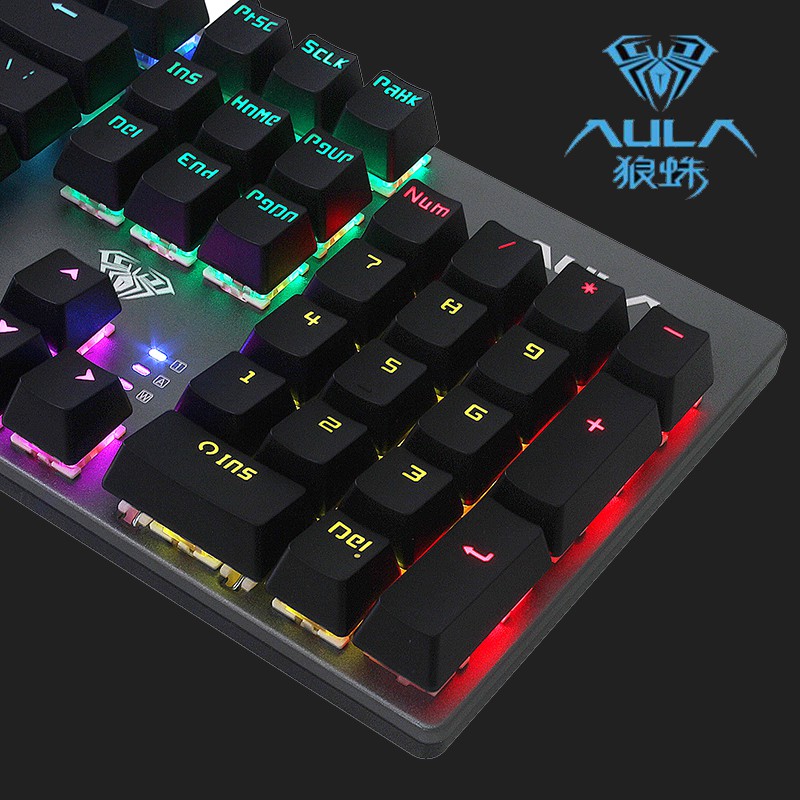 AULA F2068 104key Gaming Mechanical Keyboard SwitchUSB Wired Keyboard ...
