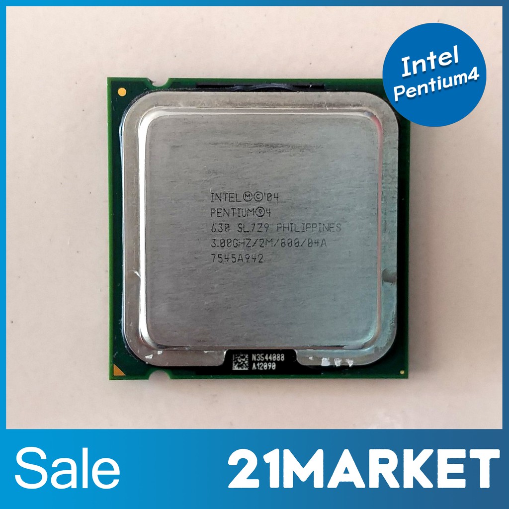CPU Intel Pentium 4 3.0GHz 2M 800Mhz Socket 775 (สินค้ามือสอง) | Shopee ...