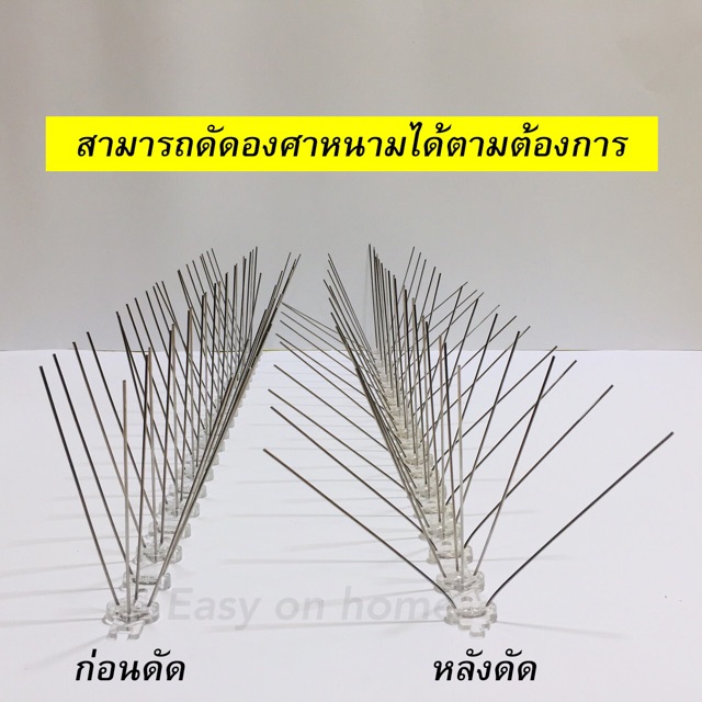 หนามป้องกันนก หนามไล่นก หมดปัญหานกพิราบ ราคาถูกและค่าขนส่งถูกที่สุด ...