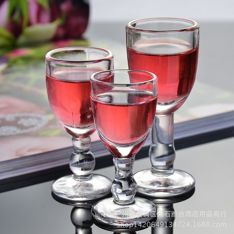 สินค้าใหม่ ขายดี [ชุดเจ็ดชิ้น] เท้าสูง สุรา สุรา แก้ว One Shot Cup 10ml ...