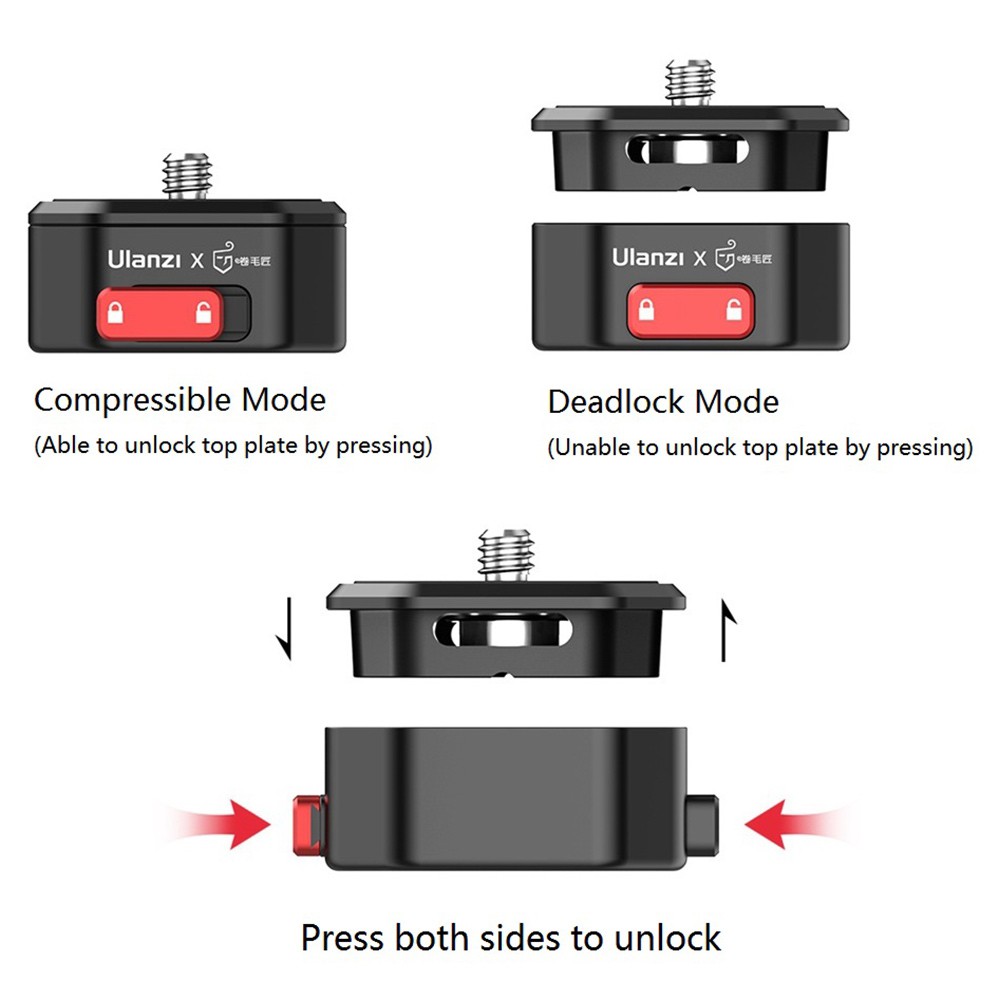 Quick Release Plate Fast Claw Slider Slide Lock Universal Portable ...