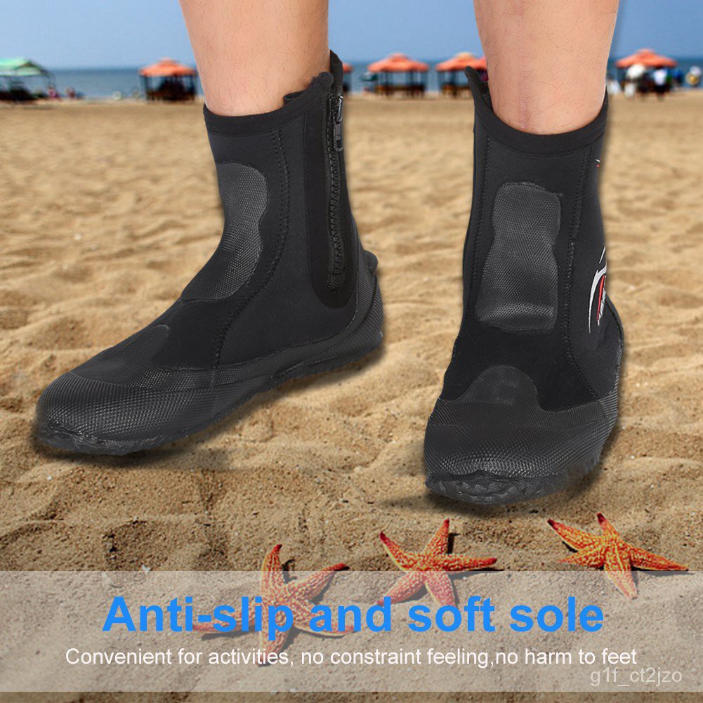 Diving Neoprene Snorkeling 5mm Long Shoes Water KEEP DIVING Scuba 1 ...
