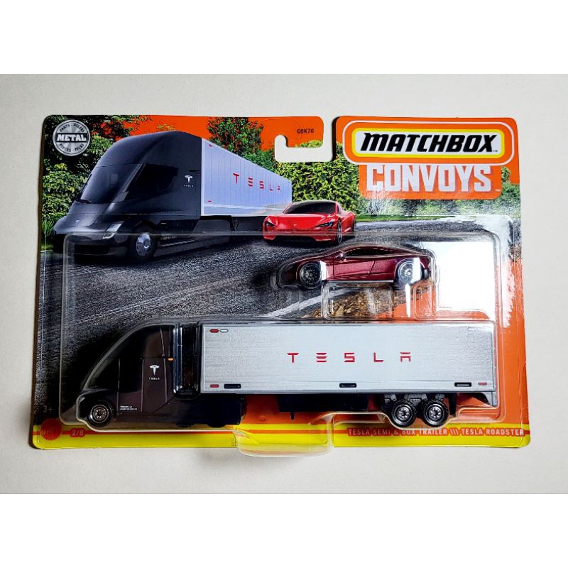 matchbox TESLA SEMI & BOX TRAILER /TESLA ROADSTER | Shopee Thailand
