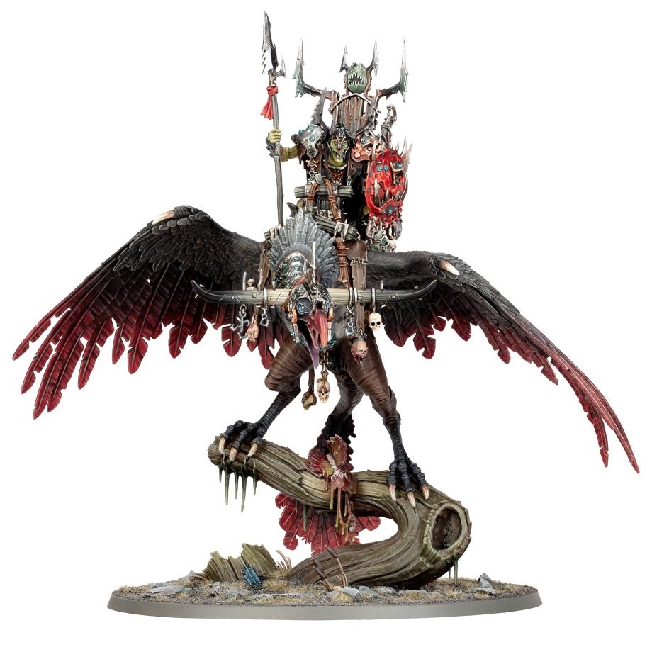 Orruk Warclans - Killaboss on Corpse-rippa Vulcha / Gobsprakk, the ...