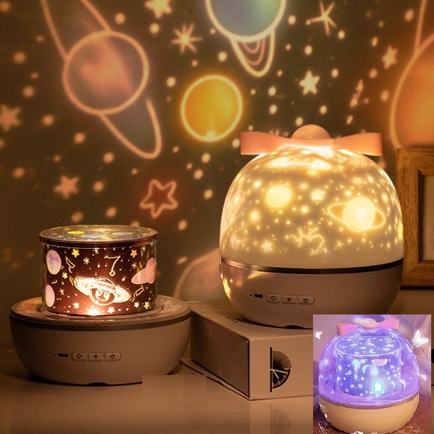 2021 NEW LED Night Light Projector lamp 360 Degree Rotation 6 ...