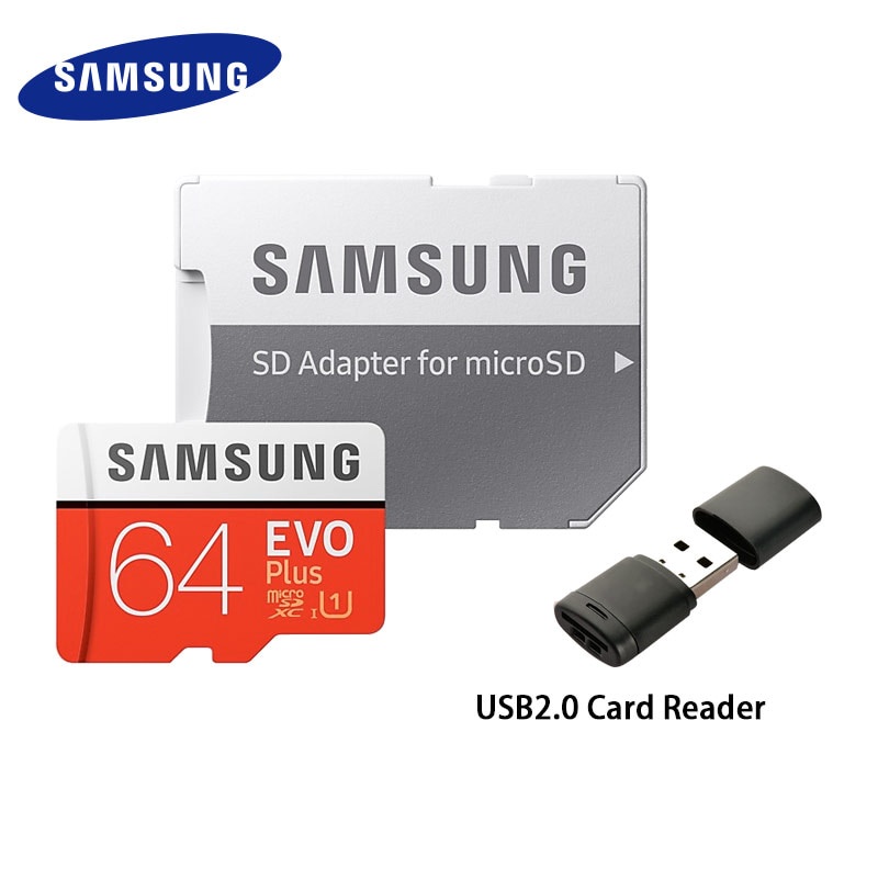 New SAMSUNG Memory Card 64GB 128GB 256GB 512GB SDXC 100MBs Grade EVO ...