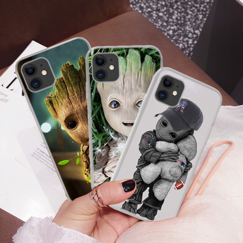 เคสโทรศัพท์มือถือพิมพ์ลาย Groot สําหรับ Iphone 5 5 S Se 2020 6 6s 7 8 ...