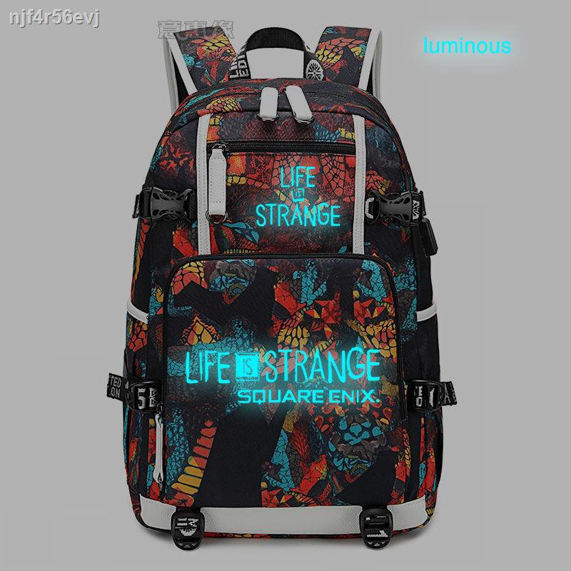 กระเป๋าแล็ปท็อปLife is Strange DIY Custom Game Peripheral Backpack ...