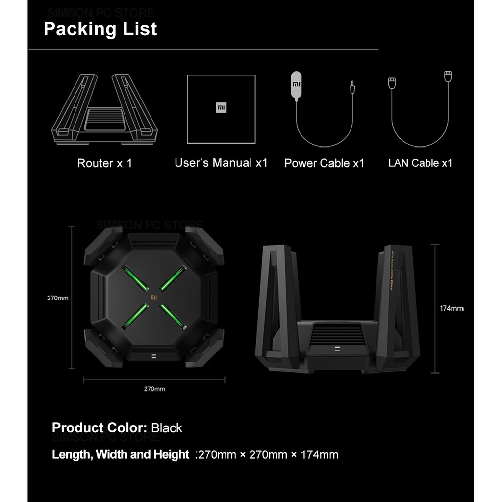 พร้อมส่ง xiaomi router ax6000 ax9000 repeater router เครื่องขยายสัญญาณ mesh AX3600 AX6000 AX90 ...