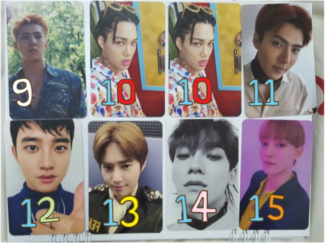 Photo card EXO ของแท้ ทุกใบ - sqweeziie - ThaiPick