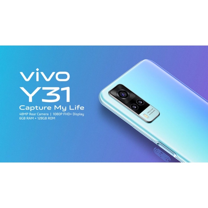 สิ้นค้าลดราคาพิเศิษพร้อมส่ง Vivo Y31 (2021)Ram8128GB เครื่องศูนย์ไทยเคลียสต้อคประกันร้าน1 เดือน ...