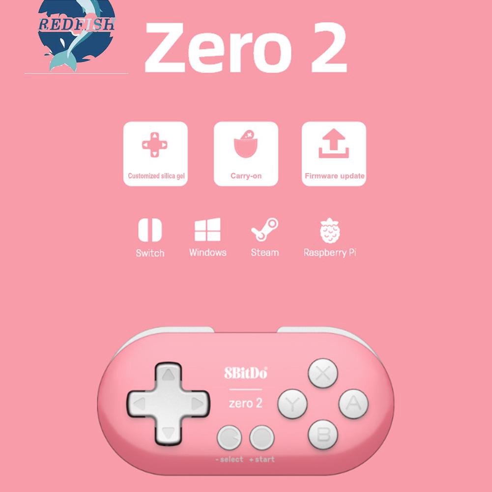 redfish 8 bitdo zero 2 เกมแพดบลูทูธไร้สายขนาดมินิสําหรับ ns windows ...