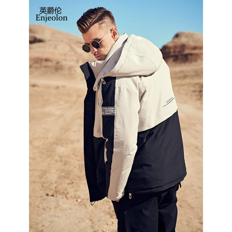 เสื้อแจ็คเก็ตกันหนาวสีขาวสําหรับผู้ชาย - pbs66.th - ThaiPick