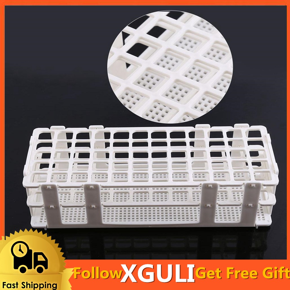 【สต็อคพร้อม】Lab 60 Holes Rack 16mm Hole Holder Tube Storage Plastic ...