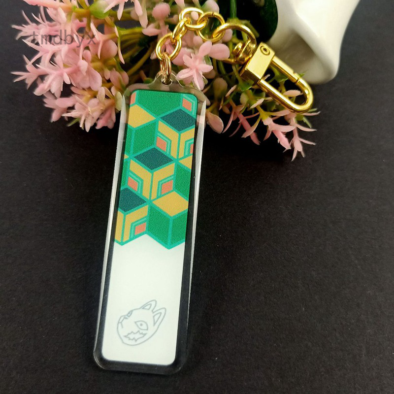 New Anime Demon Slayer Kimetsu no Yaiba Keychain Giyuu Makomo Sabito ...
