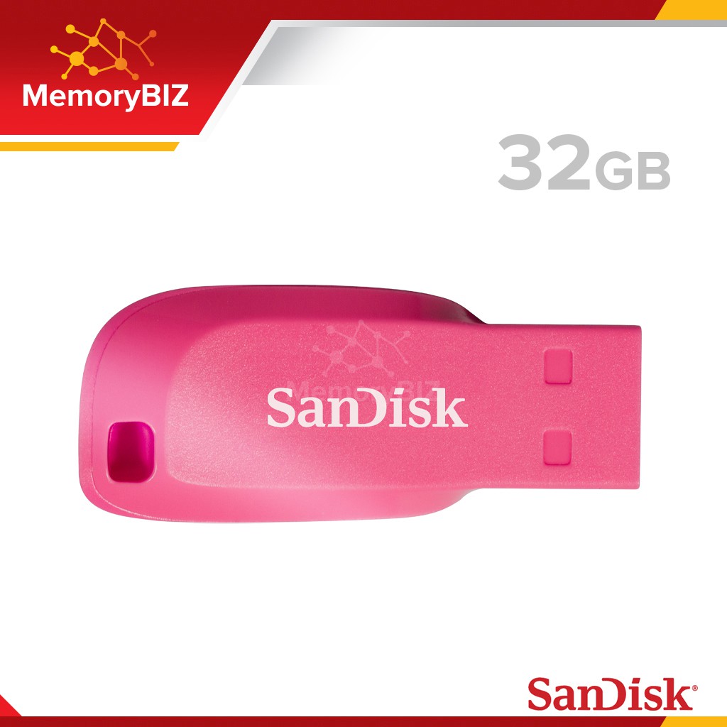 SANDISK 16GB Flash Drive CRUZER BLADE (SDCZ50C) Pink - advice ...
